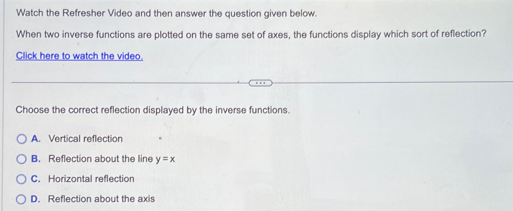 Solved Watch the Refresher Video and then answer the | Chegg.com
