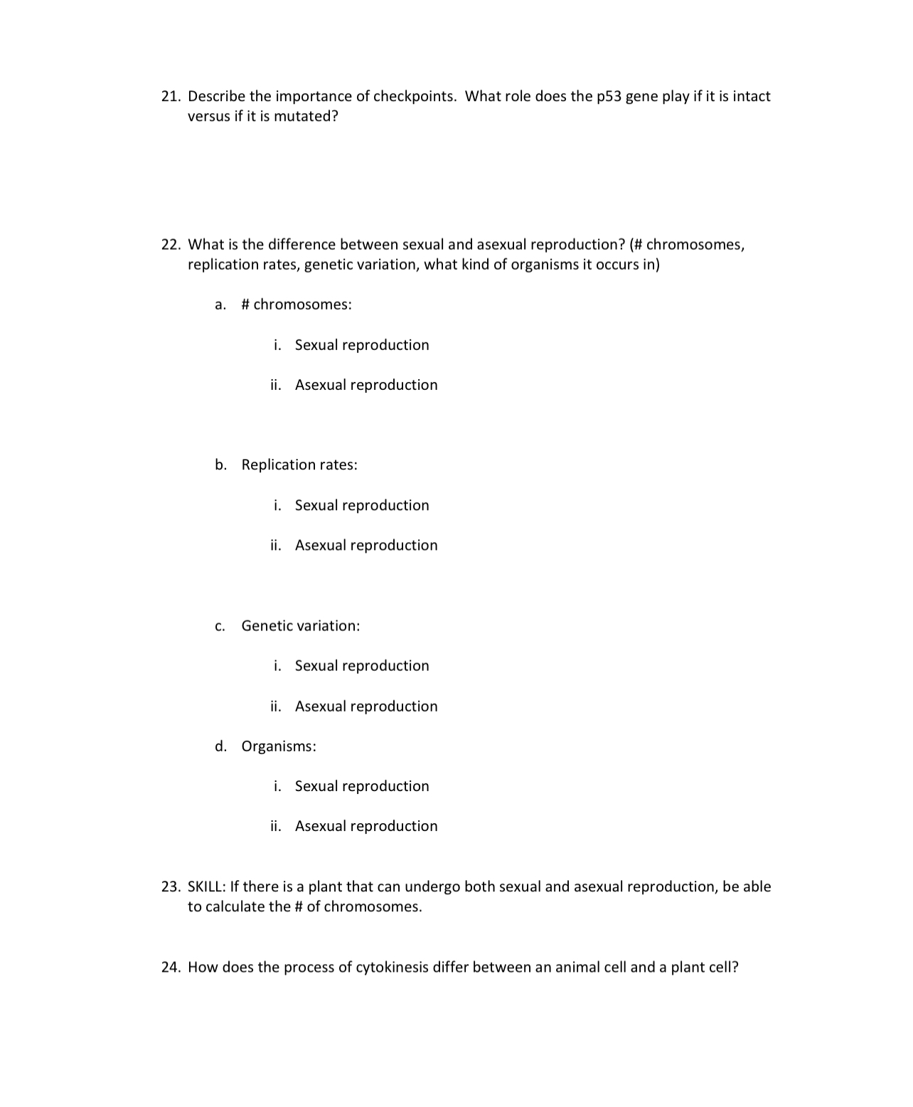 Solved Describe the importance of checkpoints. What role | Chegg.com