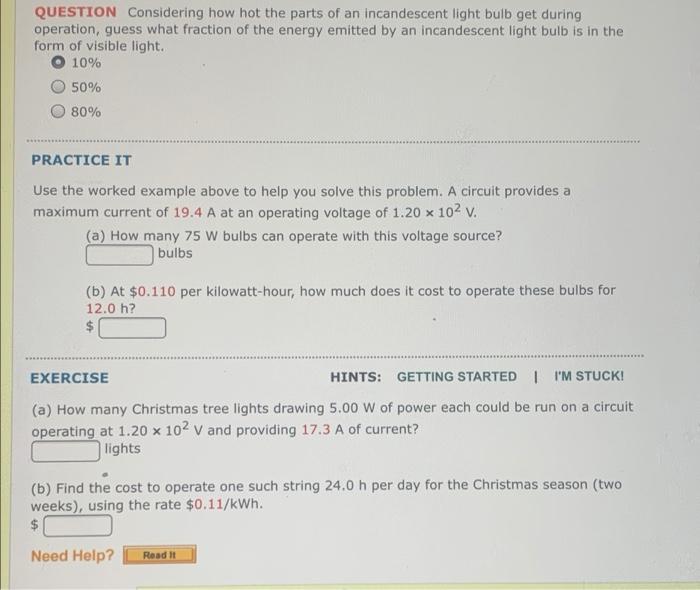 Solved QUESTION Considering how hot the parts of an | Chegg.com