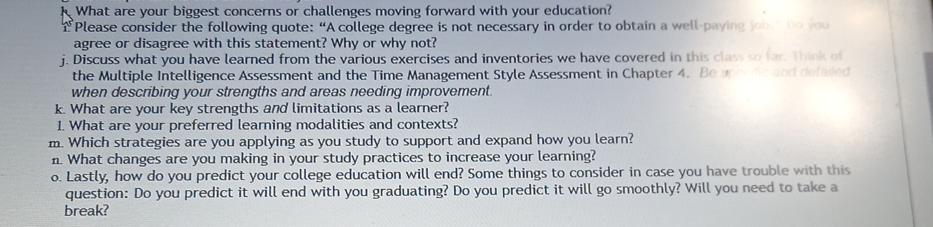 Solved What are your biggest concerns or challenges moving | Chegg.com