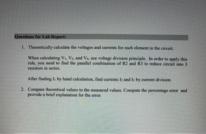Solved LAMAR UNIVERSITY CIRCUITS LABORATORY EXPERIMENT 3: | Chegg.com