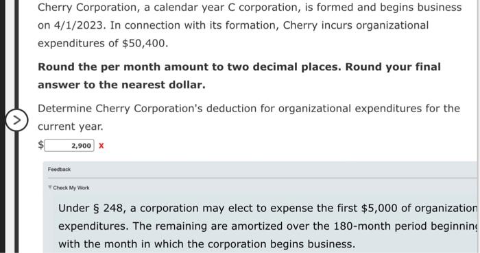Solved Cherry Corporation, a calendar year C corporation, is | Chegg.com