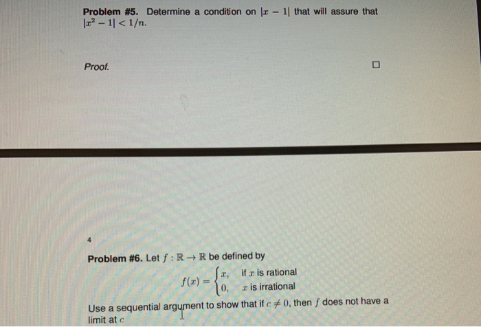 Solved Problem #5. Determine a condition on 1 - 1 that will | Chegg.com