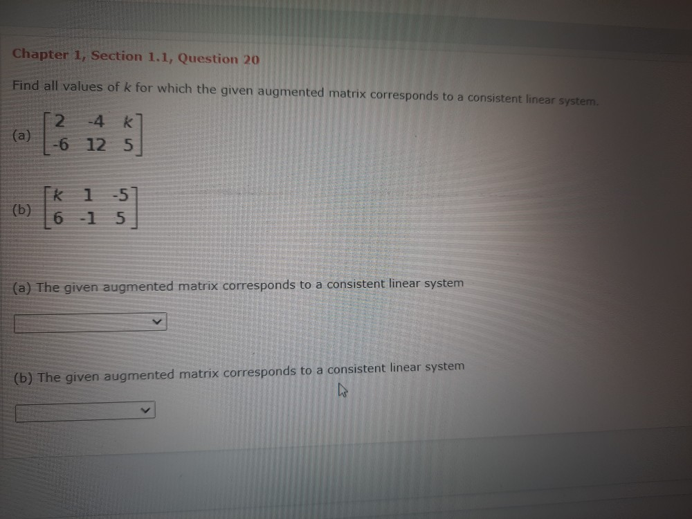 Solved Chapter 1, Section 1.1, Question 20 Find all values | Chegg.com