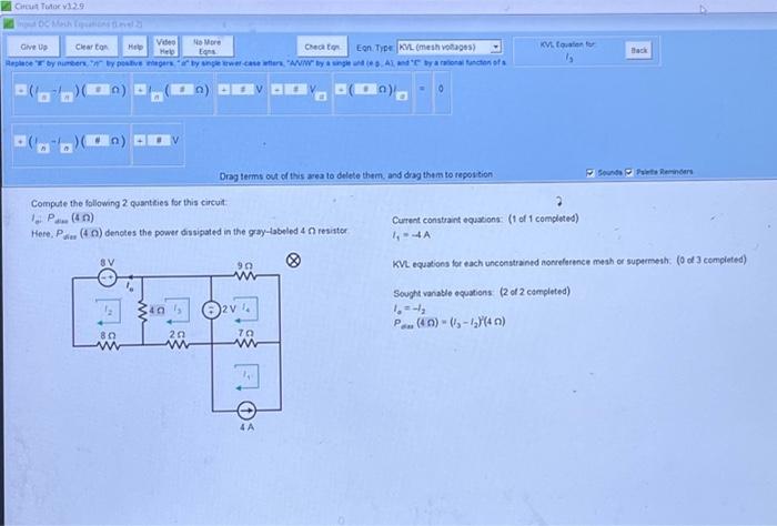 Solved what is the KVL equations for this. please explain | Chegg.com