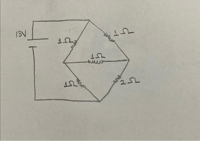 Solved current in each resistor (using kirchhoff) | Chegg.com