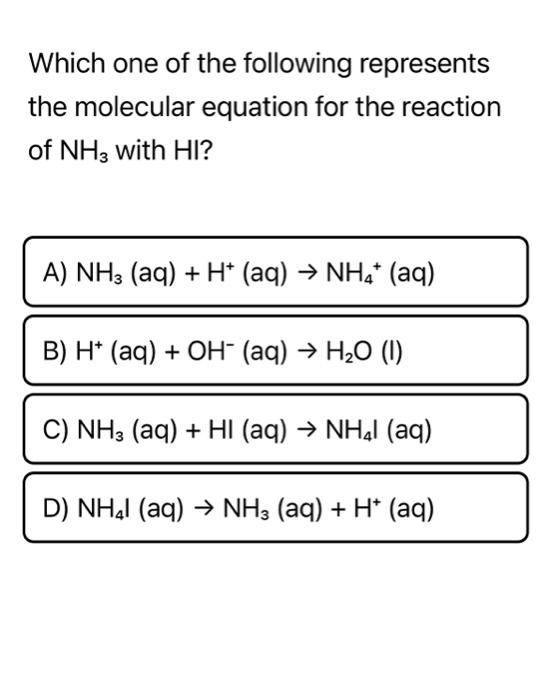 Solved Which one of the following represents the molecular | Chegg.com