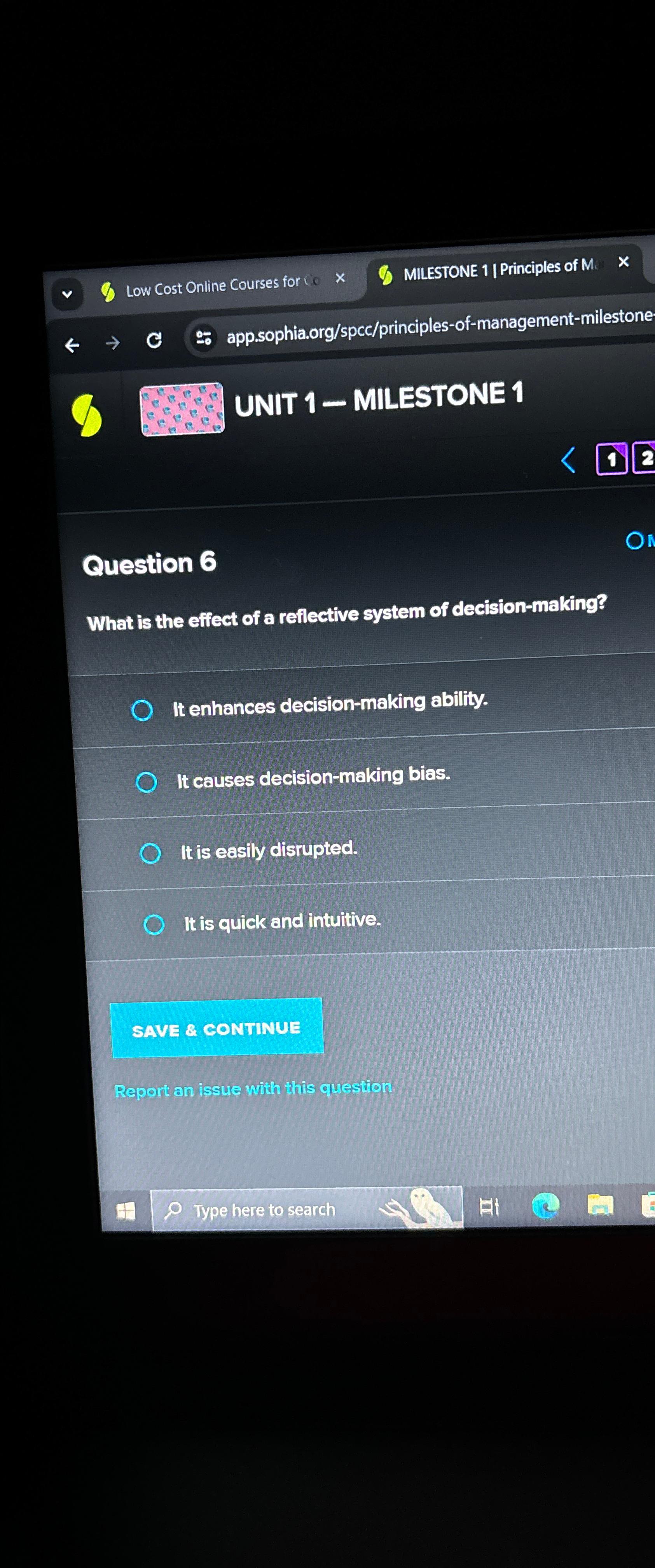 Question 6What is the effect of a reflective system | Chegg.com