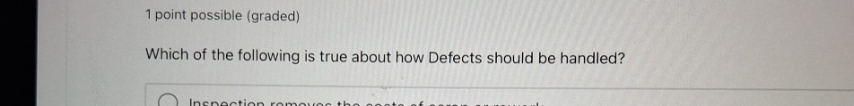 Solved 1 ﻿point possible (graded)Which of the following is | Chegg.com