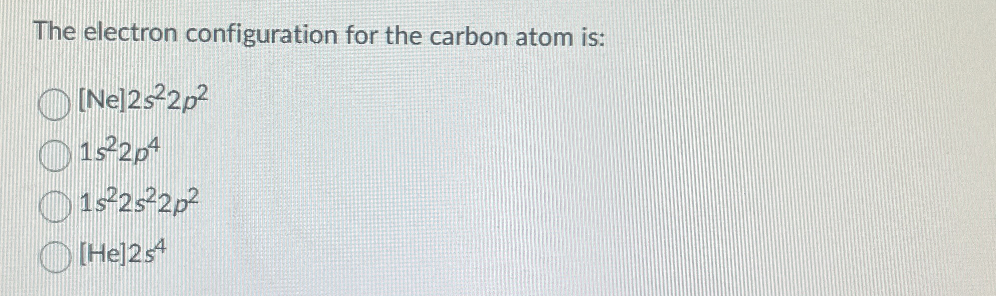 High Quality SOLUTION The electron configuration for the carbon atom | Chegg.com