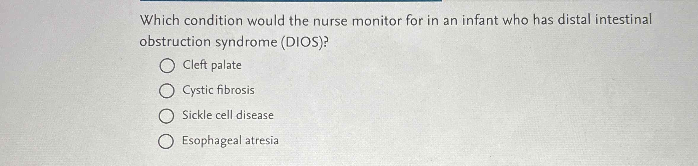 Solved Which condition would the nurse monitor for in an | Chegg.com