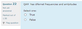 Solved Question 22Not yet answeredMarked out of 1.50 ﻿P Flag | Chegg.com