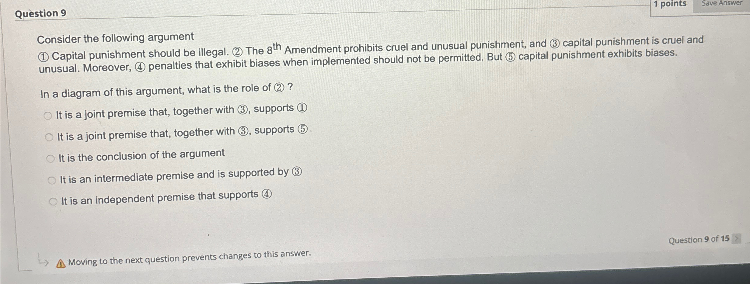 Solved Quèstion 91 ﻿pointsSave AnswerConsider the following | Chegg.com
