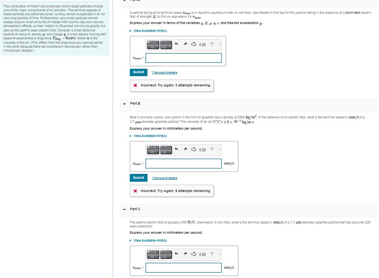 Solved The combuetion of fasell fuals prod.oses mioronsizad | Chegg.com