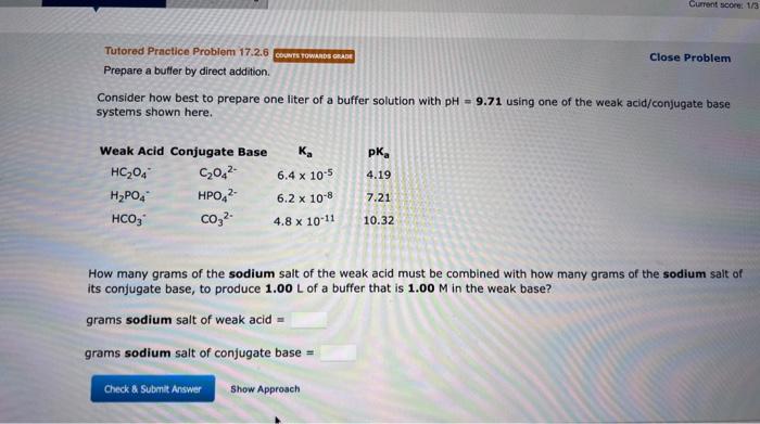 Solved Tutored Practice Problem 17.2.6 COUNTS TOWARDS GRADE | Chegg.com