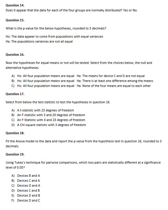 Solved by an EXPERT A large laboratory has four types of devices used to | Chegg.com