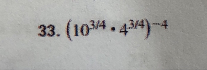 Solved 33. (134.44) 4 | Chegg.com