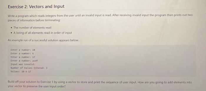 Solved Exercise 1 Summing Numerical Input Write A C