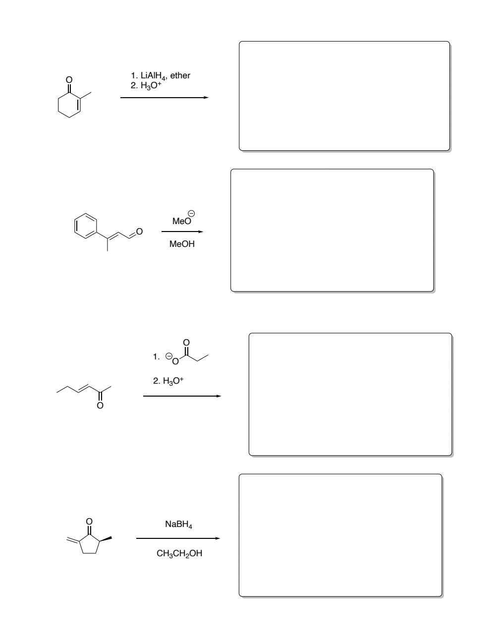Solved Direct vs. Conjugate Addition 3. A series of | Chegg.com