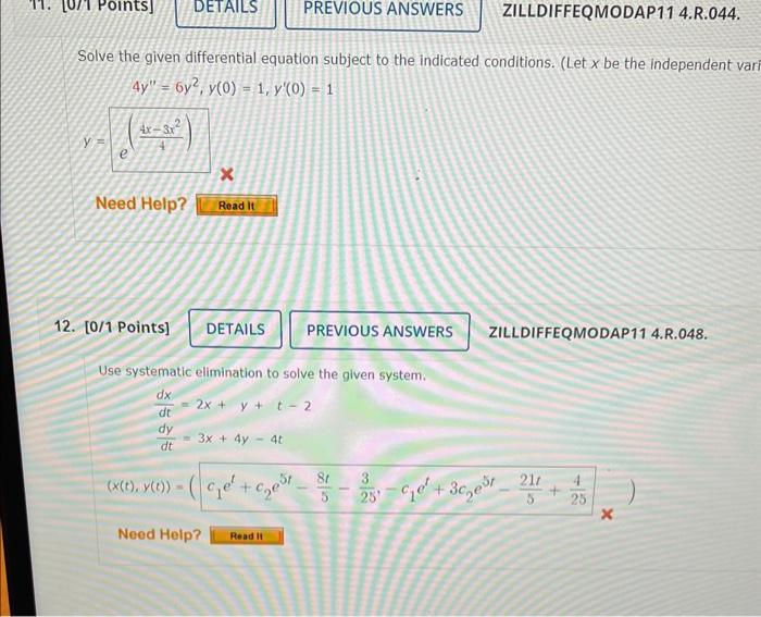 Solved Use the power series method to solve the given | Chegg.com