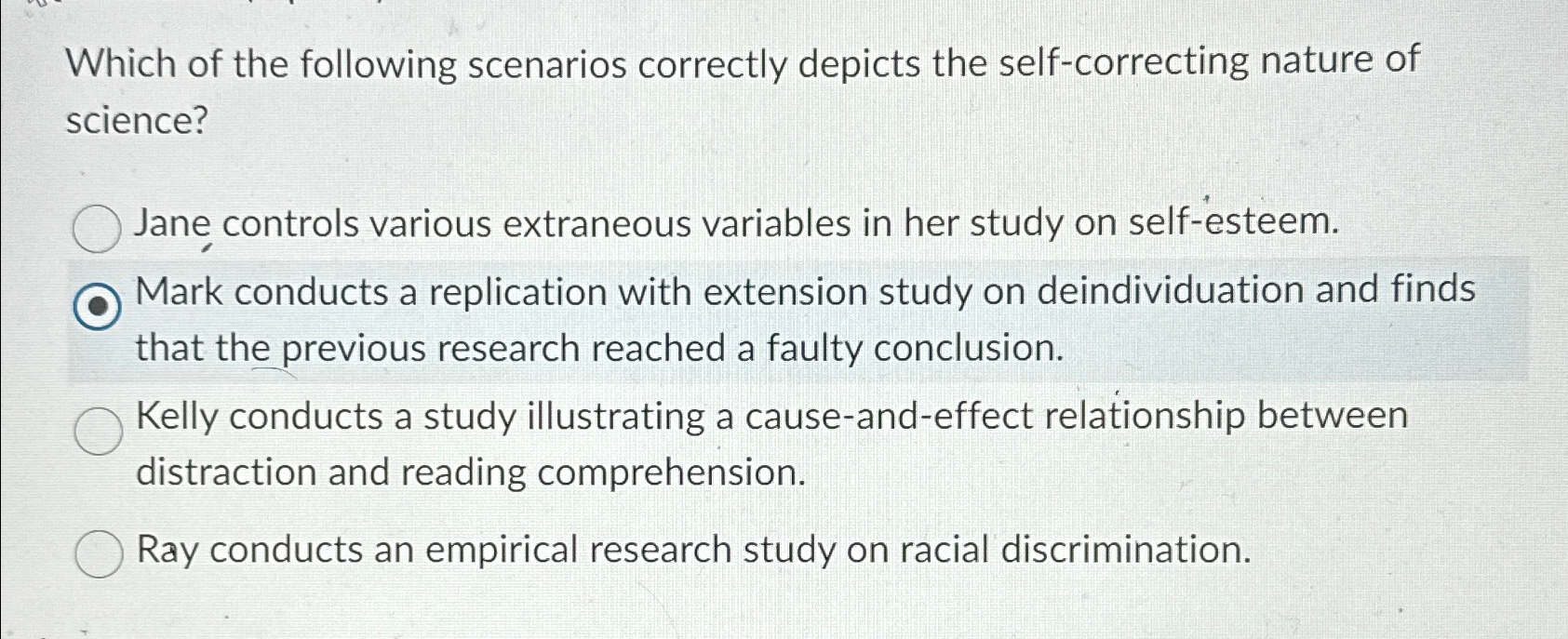 Solved Which of the following scenarios correctly depicts | Chegg.com