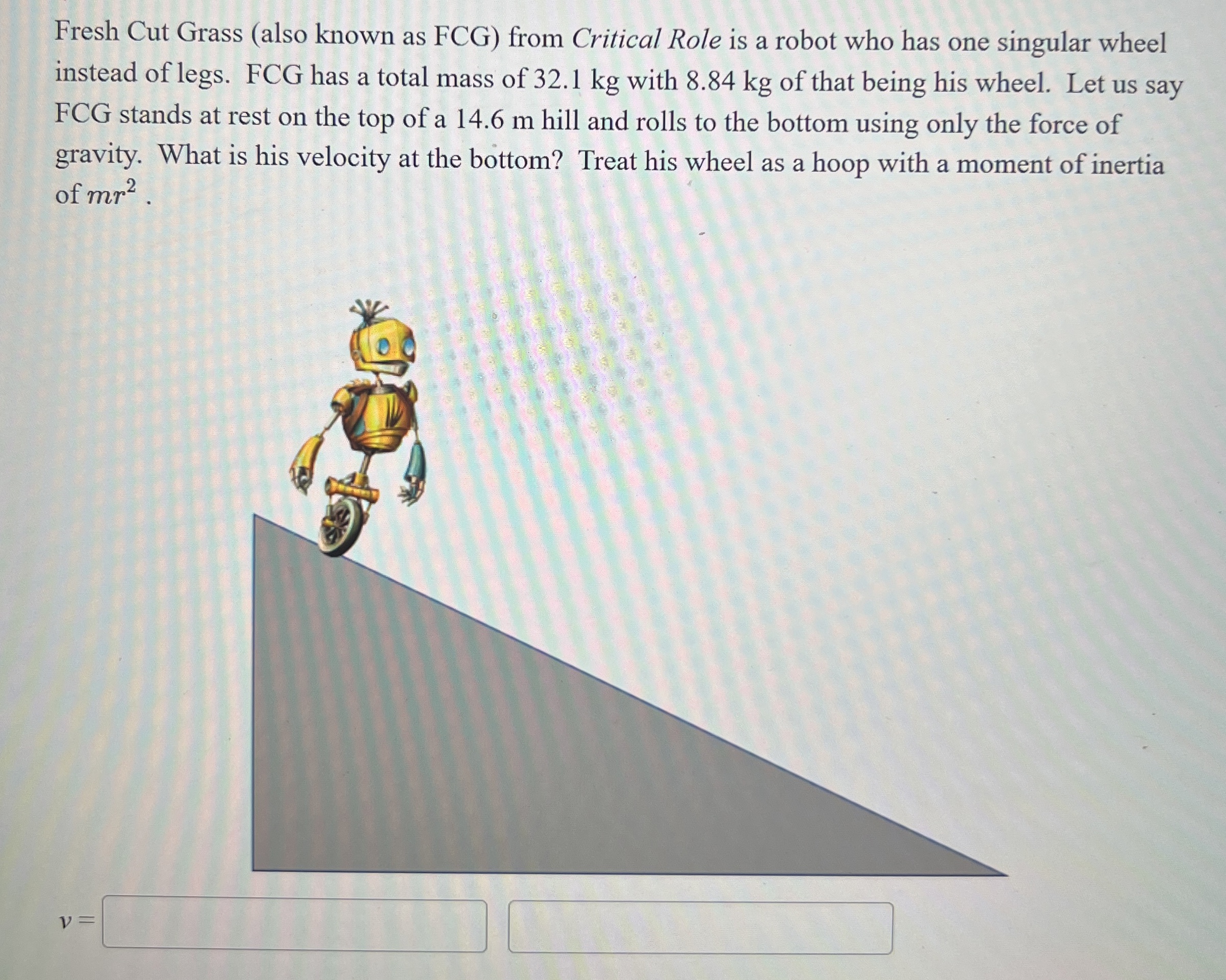Solved Fresh Cut Grass (also known as FCG) ﻿from Critical | Chegg.com