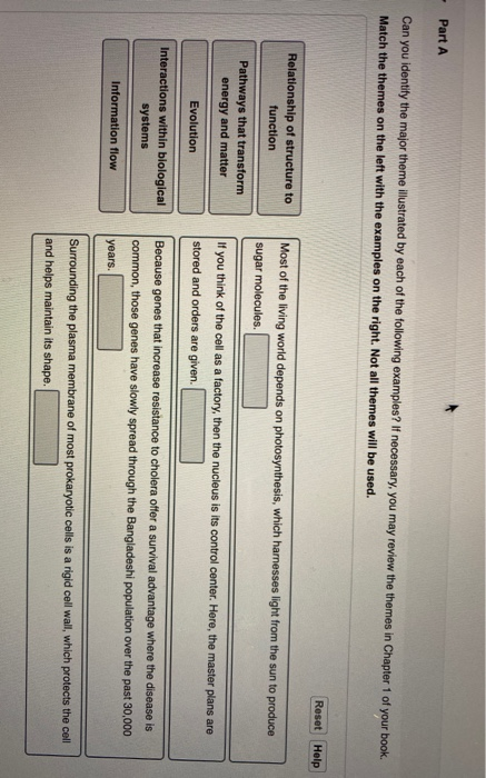 Solved - Part A Can you identify the major theme illustrated | Chegg.com
