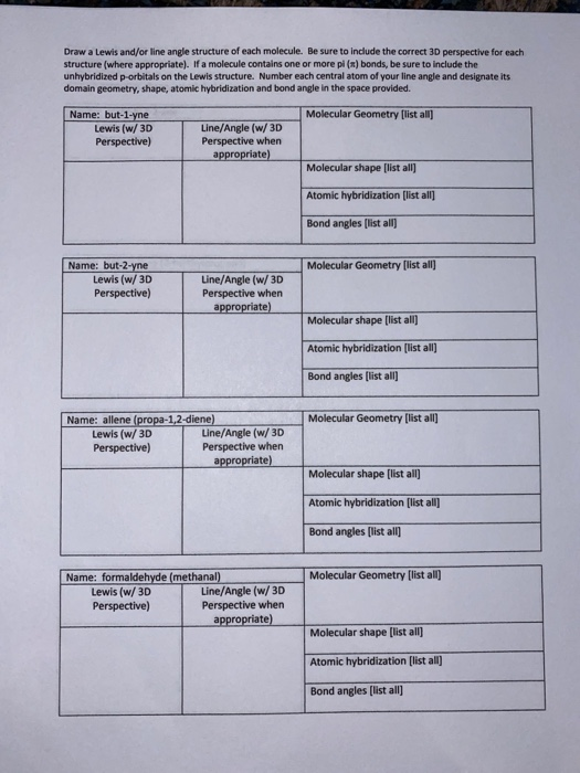 Solved Draw a Lewis and/or line angle structure of each | Chegg.com