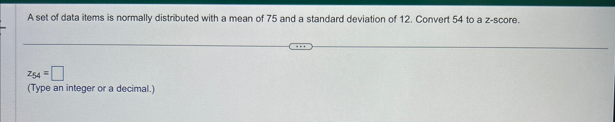 Solved A set of data items is normally distributed with a | Chegg.com
