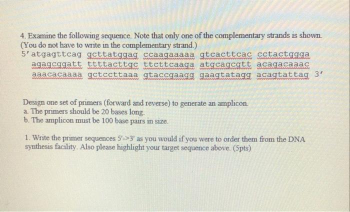 Solved 4. Examine the following sequence. Note that only one | Chegg.com