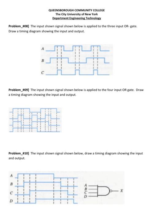 Solved Problem_#08] The input shown signal shown below is | Chegg.com