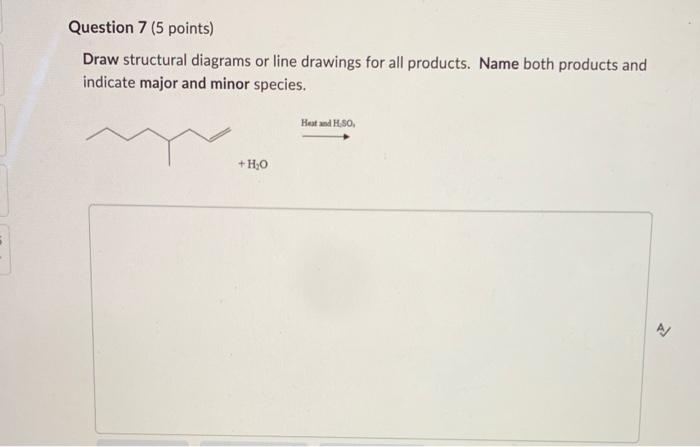 Solved Draw structural diagrams or line drawings for all | Chegg.com