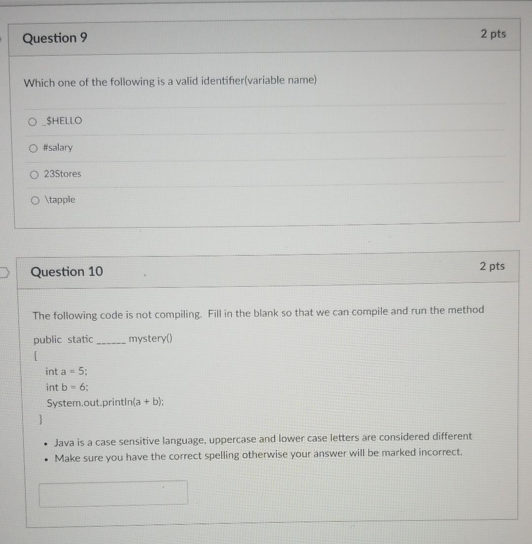 Solved Question 8 3 pts Consider the following line of code: | Chegg.com