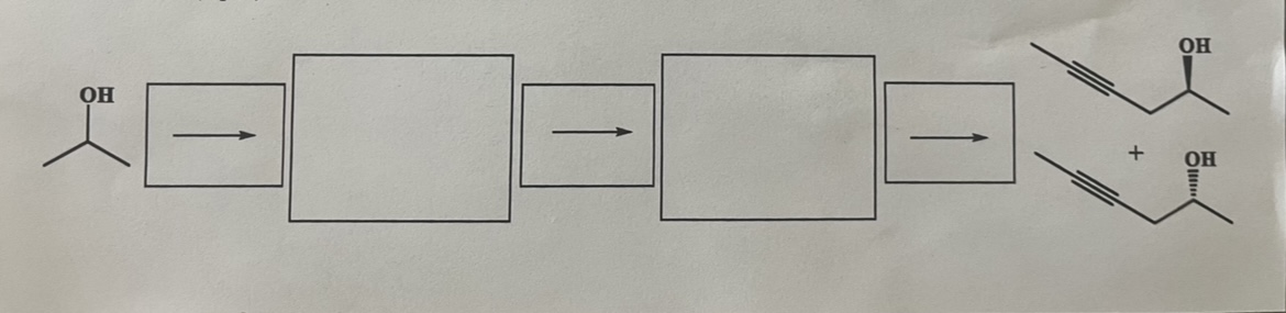 Solved complete the following synthesis with the missing | Chegg.com