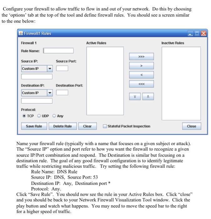Solved BACKGROUND: Start the Firewall program from the Tools | Chegg.com