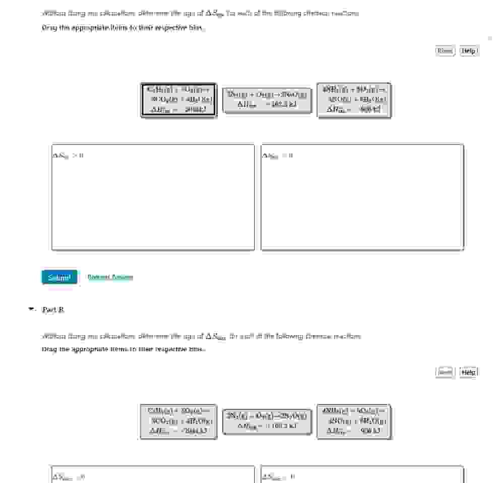 Solved Without doing any calculations, determine the sign of | Chegg.com
