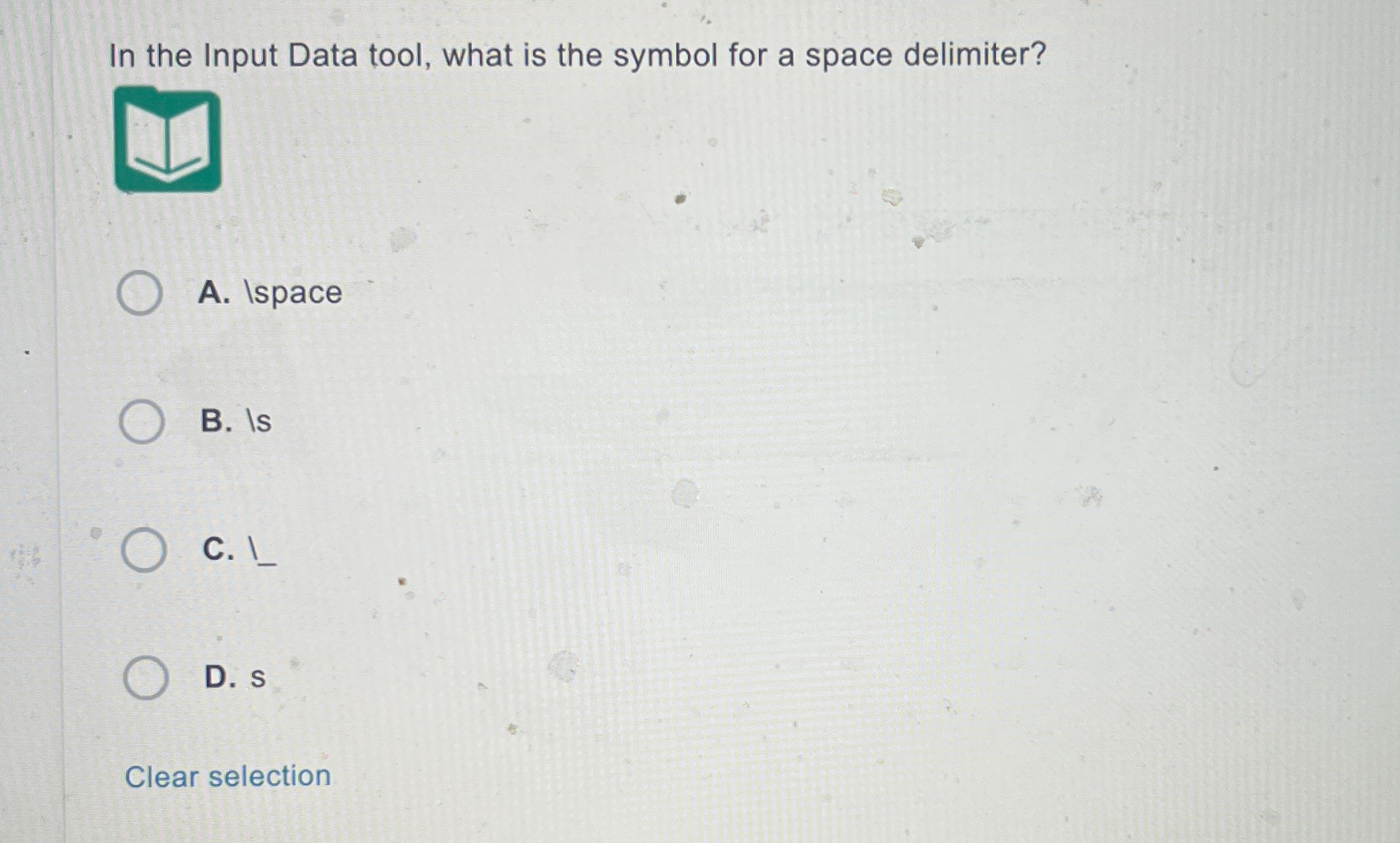 Solved In the Input Data tool, what is the symbol for a | Chegg.com