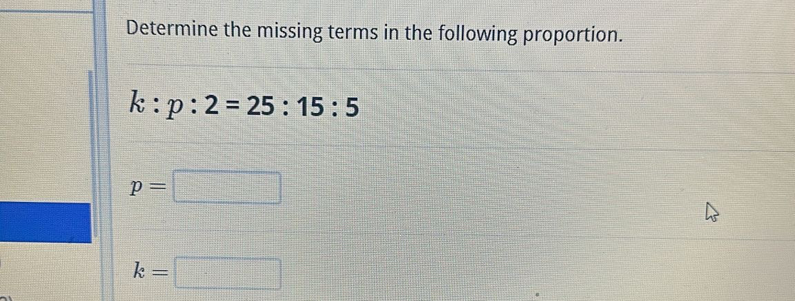 Solved Determine the missing terms in the following | Chegg.com