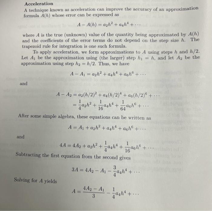 Solved subject -Numerical analysis please read all attached | Chegg.com