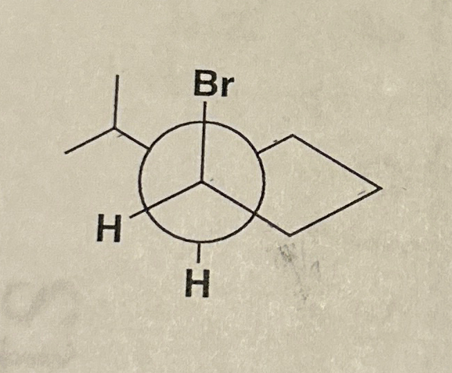 Solved Draw the newman projection as a bond line structure | Chegg.com