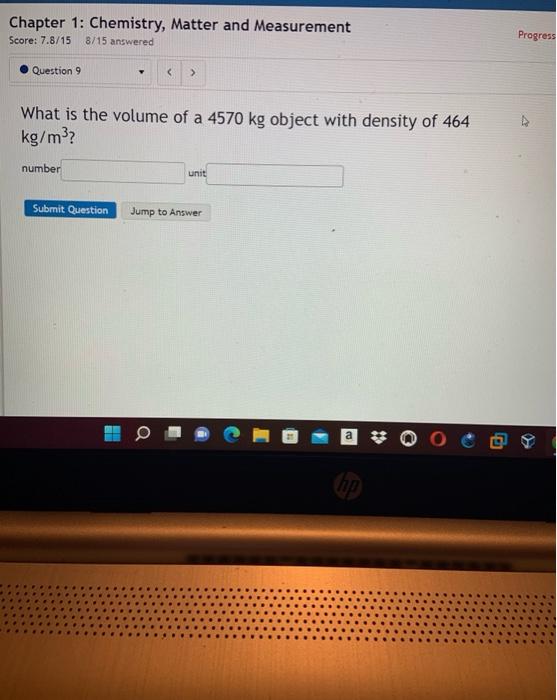 Solved Chapter 1: Chemistry, Matter and Measurement Score: | Chegg.com