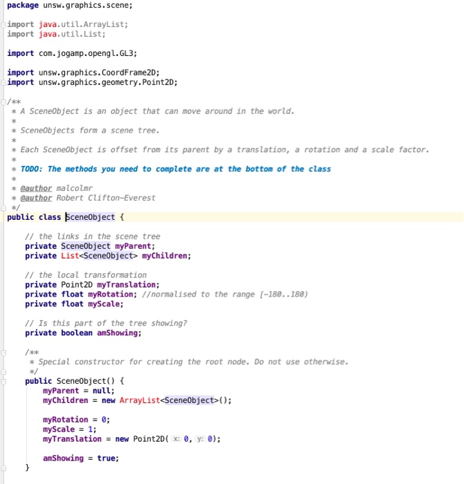 Solved Camera You should implement a 3D camera which moves | Chegg.com