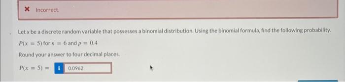 Solved Let x be a discrete random variable that possesses a | Chegg.com