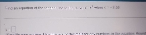 Solved Find an equation of the tangent line to the curve | Chegg.com