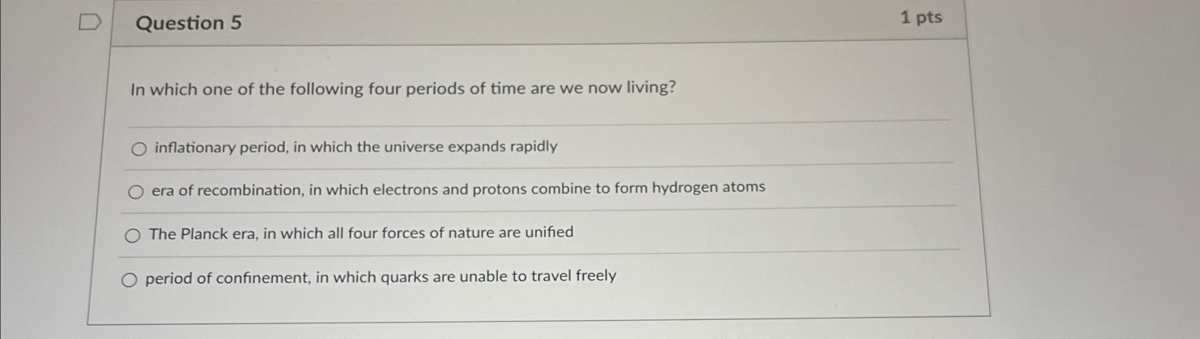 Solved Question 51 ﻿ptsIn which one of the following four | Chegg.com