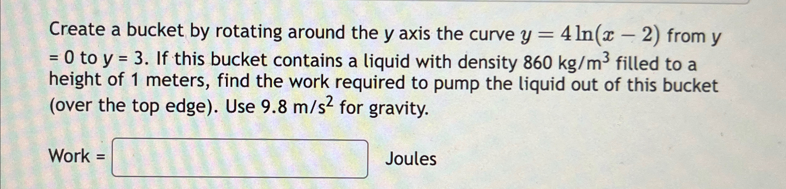 Solved Create a bucket by rotating around the y ﻿axis the | Chegg.com