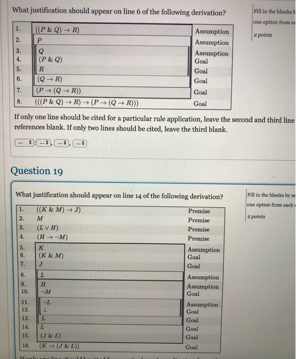 Solved What justification should appear on line 6 of the | Chegg.com