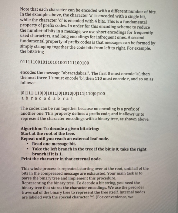 Problem 4. Prefix Tree (40') Descriptions: Write a | Chegg.com