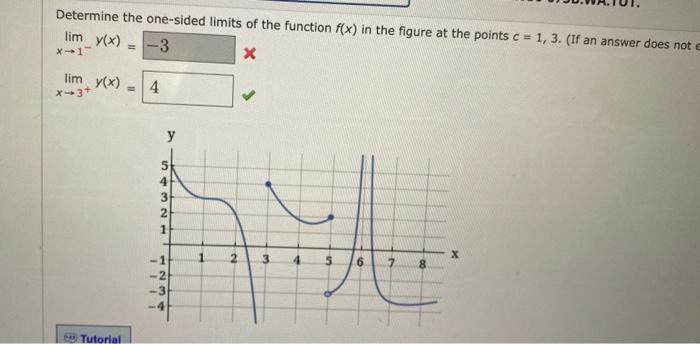 Solved limit as x approches 1 from the left what would it be | Chegg.com
