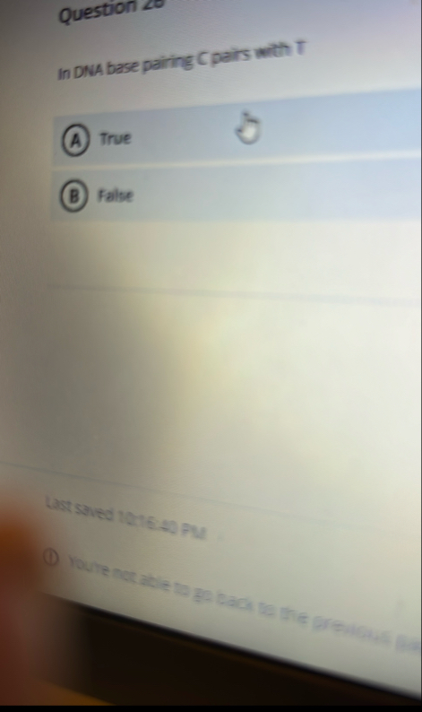 Solved Questionin DNA base pairing C pairs with | Chegg.com